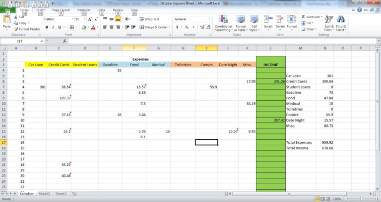 Setting Up An Excel Spreadsheet — db-excel.com