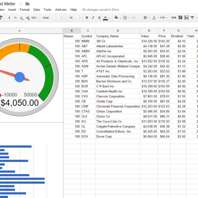Share Tracking Spreadsheet inside How To Create A Dividend Tracker ...