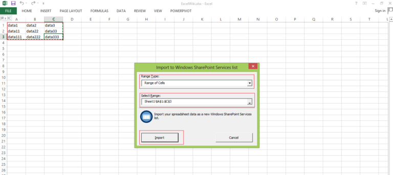 Sharepoint Spreadsheet pertaining to Data Import From Excel Spreadsheet ...