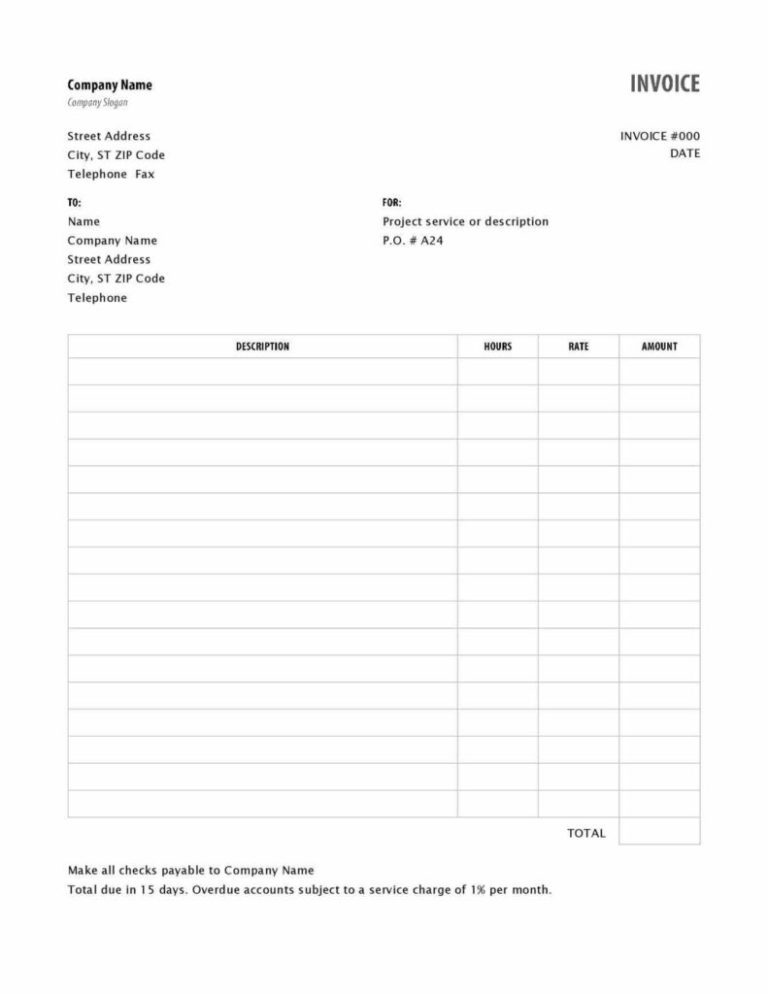 Simple Vat Spreadsheet throughout Consultant Invoice Template Free And ...