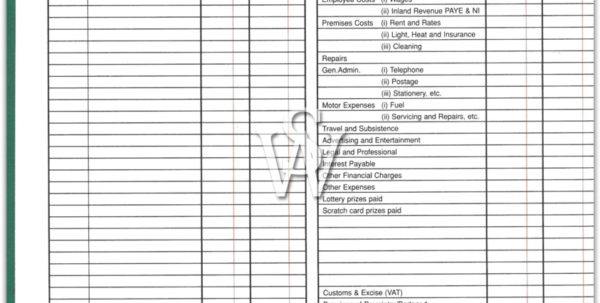 Simplex D Account Book Spreadsheet Payment Spreadshee simplex d account ...