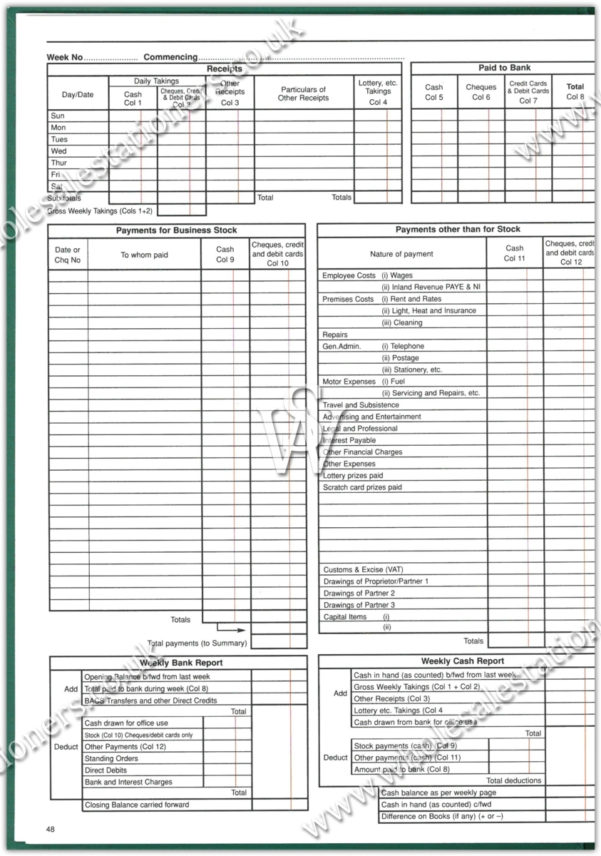 Simplex D Account Book Spreadsheet — db-excel.com