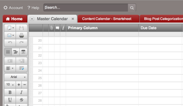 Smartsheet Spreadsheet in Tip: Create A Calendar Dashboard In 7 Quick ...