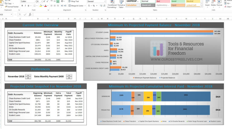 Snowball Calculator Spreadsheet — db-excel.com