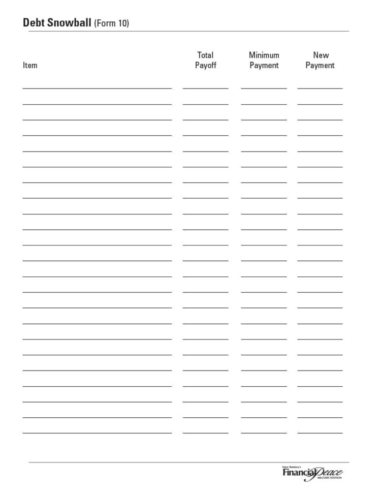 Snowball Method Spreadsheet throughout 38 Debt Snowball Spreadsheets, Forms Calculators — db ...