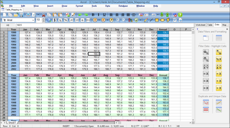 Software License Tracking Spreadsheet in Accel Spreadsheet Ssuite ...
