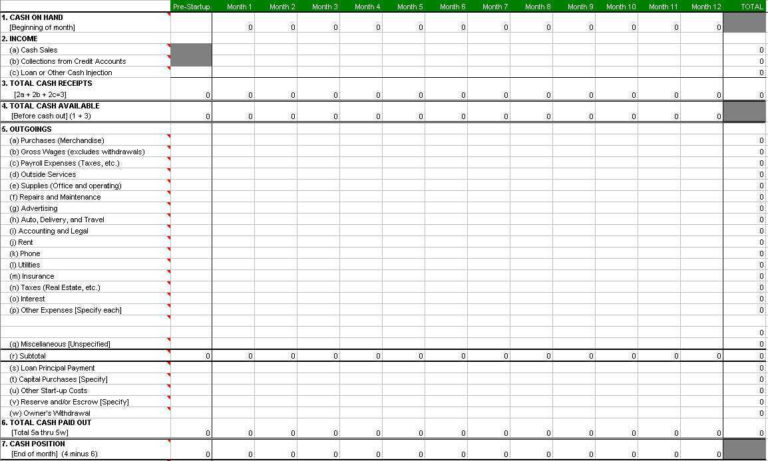Sole Trader Bookkeeping Spreadsheet — db-excel.com