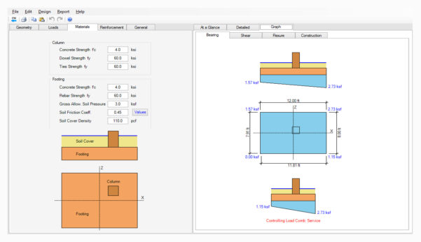 Spread Footing Design Spreadsheet — db-excel.com