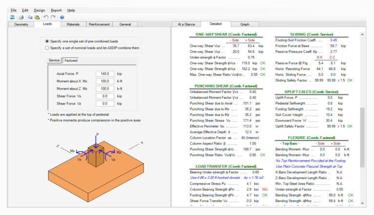 Spread Footing Design Spreadsheet — db-excel.com