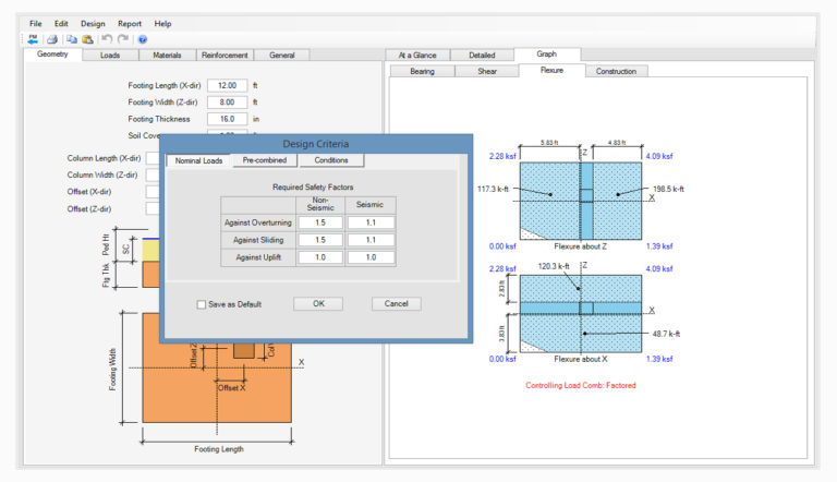 Spread Footing Design Spreadsheet — db-excel.com