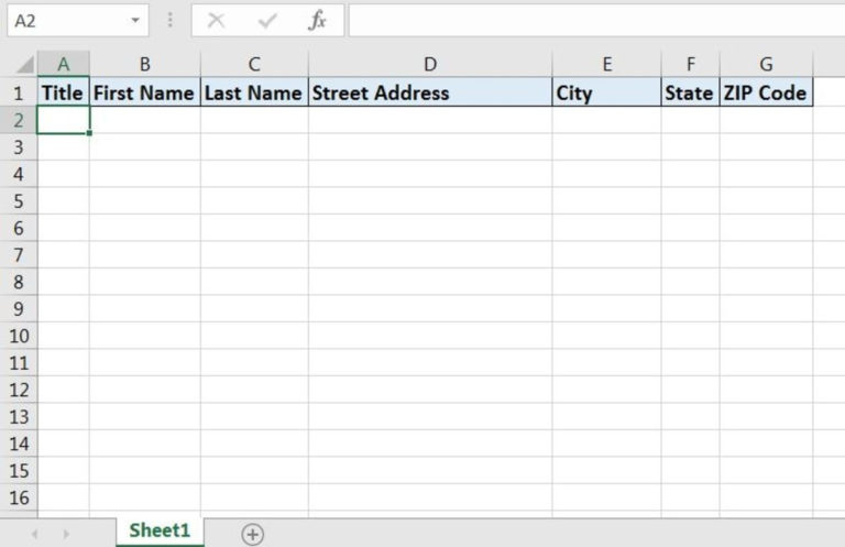 Spreadsheet Labels throughout How To Print Labels From Excel — db-excel.com