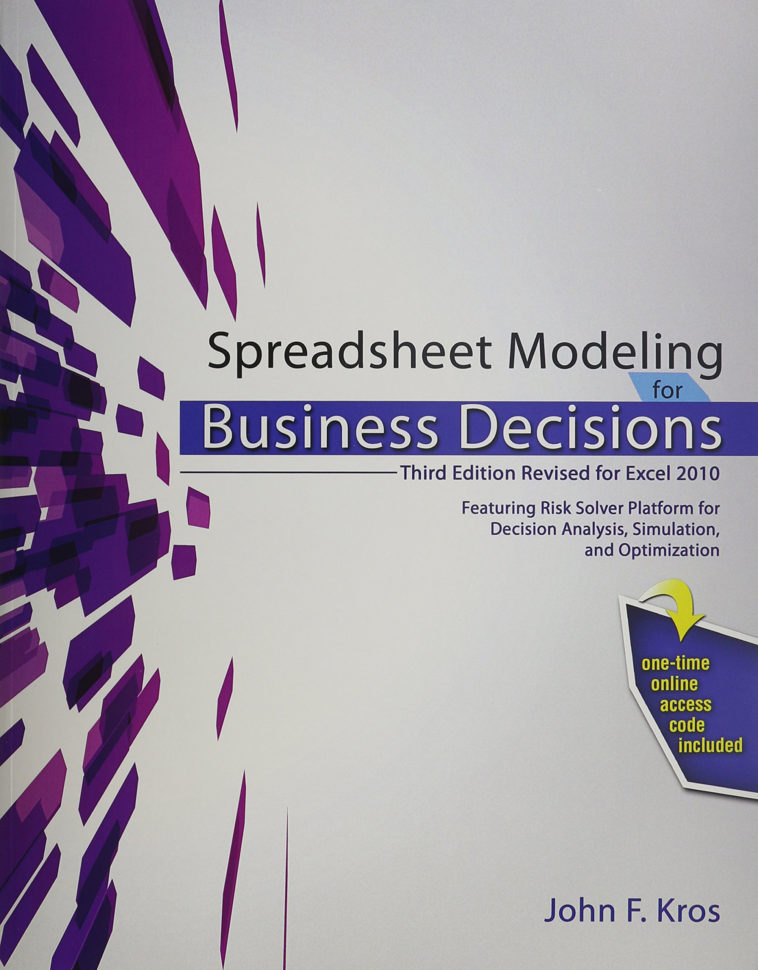 Spreadsheet Modeling And Decision Analysis Ebook for Spreadsheet ...