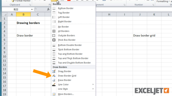 Spreadsheet Quick Draw With Regard To Excel Tutorial How To Draw