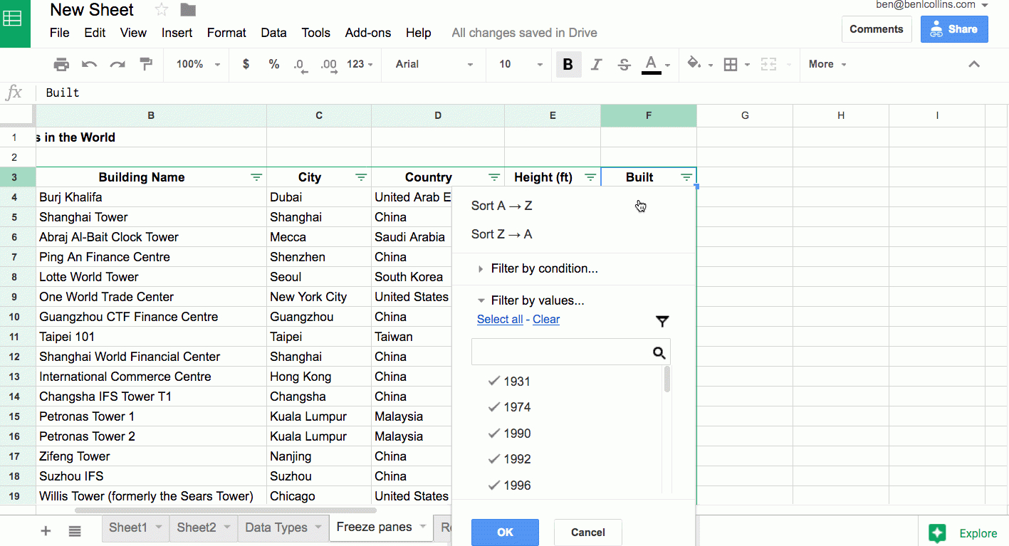 Spreadsheets For Beginners Within How To Use Google Sheets The