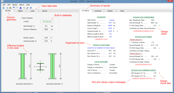 Steel Column Design Spreadsheet throughout Steel Beam, Column, Plate ...