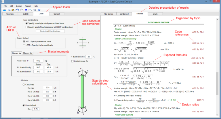 Steel Column Design Spreadsheet — db-excel.com