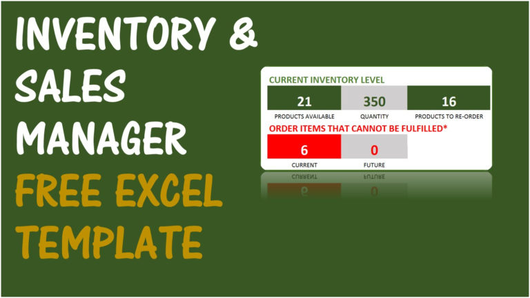 Stock Control Excel Spreadsheet Template inside Free Inventory ...