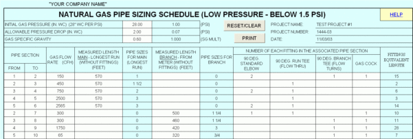 Storm Drain Pipe Sizing Spreadsheet throughout Hvac Design Solutions: Plumbing Design — db-excel.com