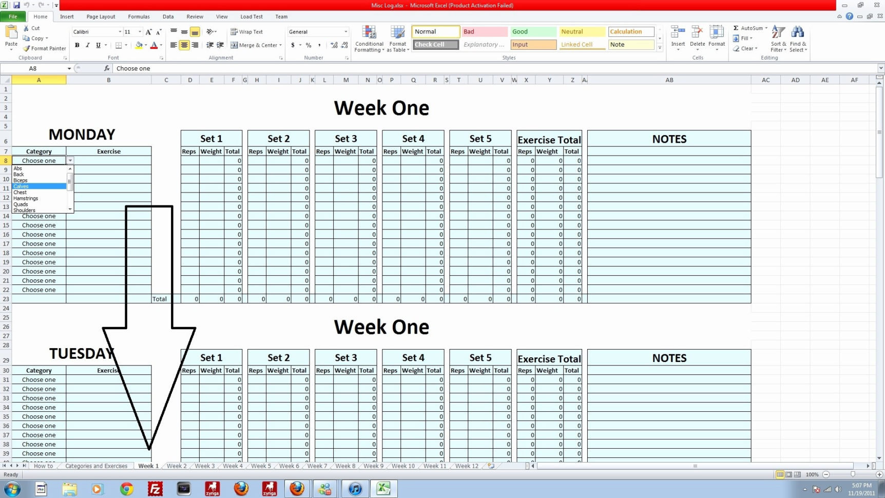 Stronglifts 5X5 Spreadsheet within Stronglifts 5×5 Spreadsheet Lovely Powerlifting Program ...