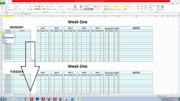 Stronglifts 5X5 Spreadsheet within Stronglifts 5×5 Spreadsheet Lovely ...