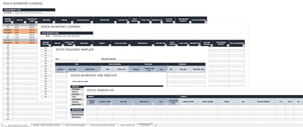 Supply Tracking Spreadsheet for Free Excel Inventory Templates — db ...