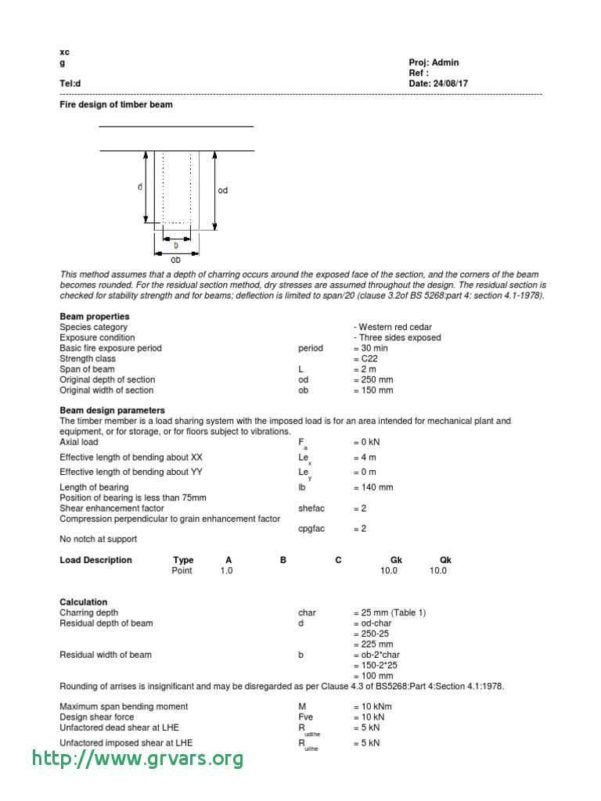 Timber Beam Design Spreadsheet — db-excel.com