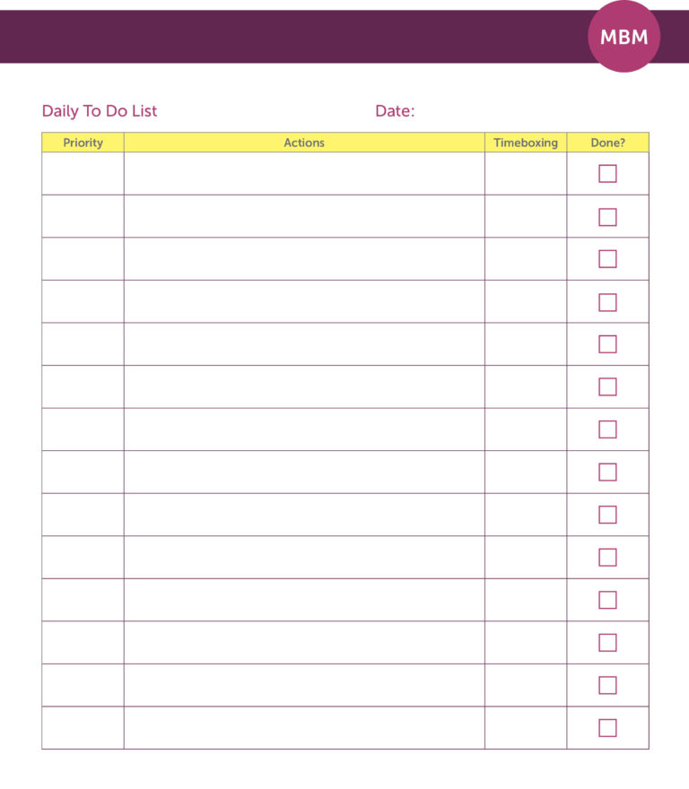 Time Management Spreadsheet — db-excel.com