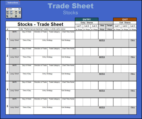 Trade Tracking Spreadsheet Google Spreadshee trade tracking spreadsheet ...