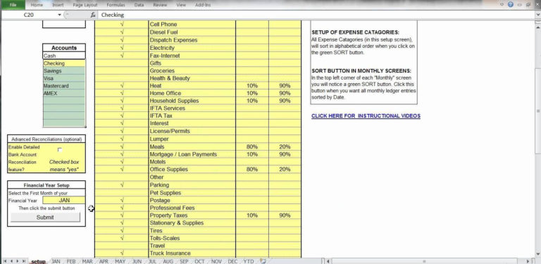 Trucking Spreadsheet Templates throughout Trucking Spreadsheet ...
