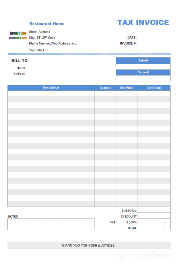 Vat Spreadsheet Template — db-excel.com