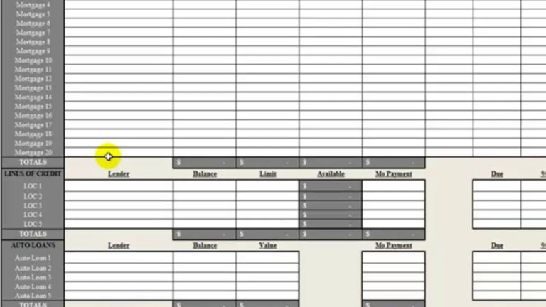 Vip Financial Education Spreadsheet Download — db-excel.com