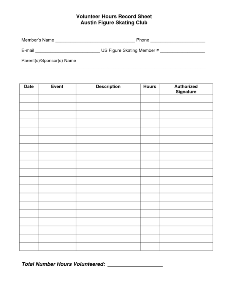 Volunteer Spreadsheet Template within Task Worksheet Template And ...