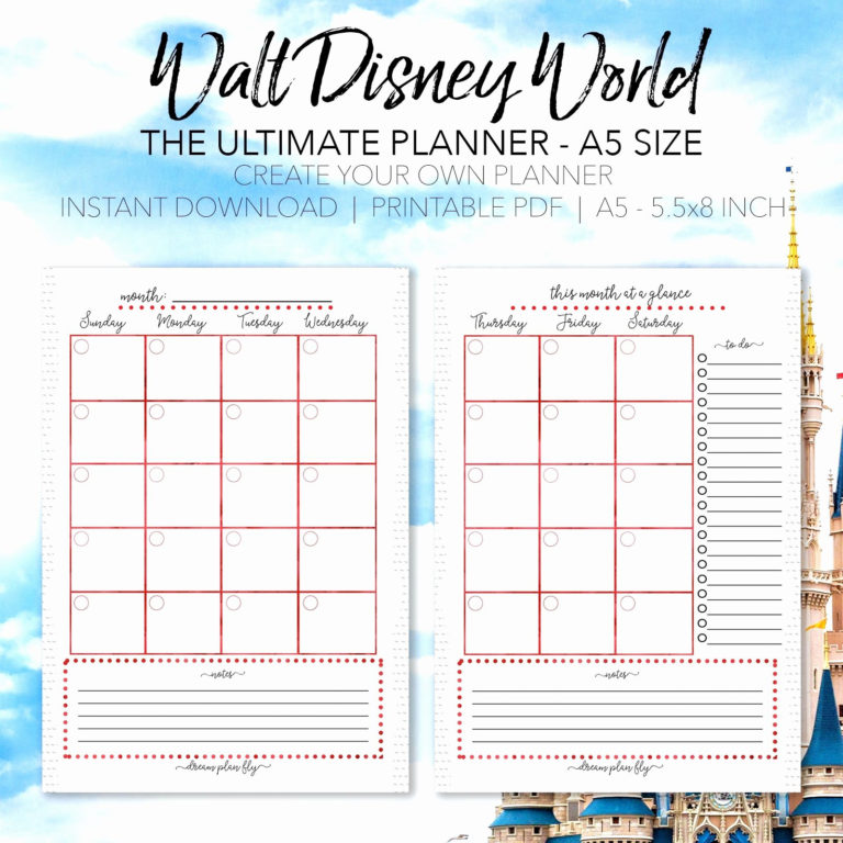 Walt Disney World Planning Spreadsheet pertaining to Walt Disney World ...