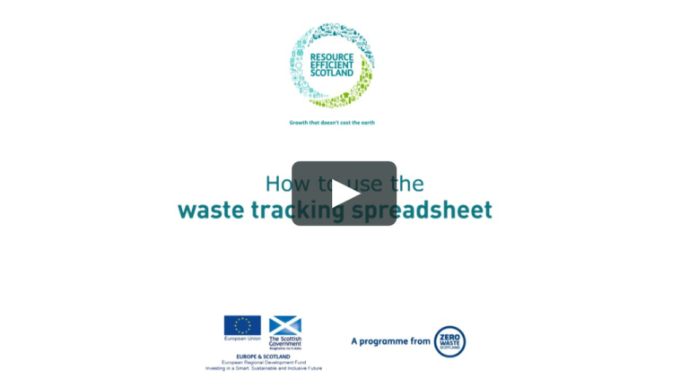 Waste Tracking Spreadsheet with regard to How To Use The Waste Tracking ...