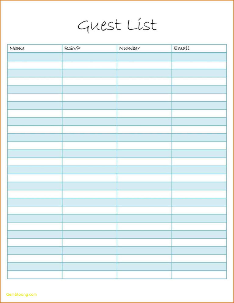 Wedding Rsvp Tracker Spreadsheet — db-excel.com