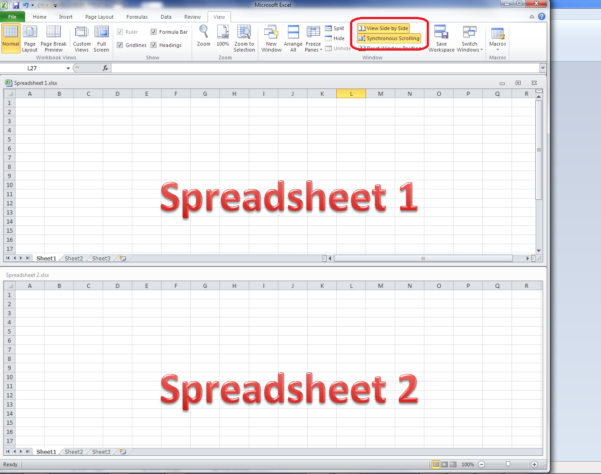 What Can You Do With Excel Spreadsheets In How Do I View Two Excel