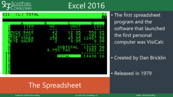 What Was The First Spreadsheet Program inside Portfolio – Scott Ford ...