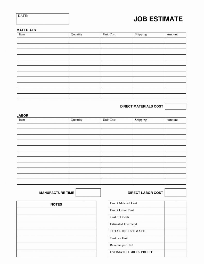 Wood Fence Estimate Spreadsheet Db excel