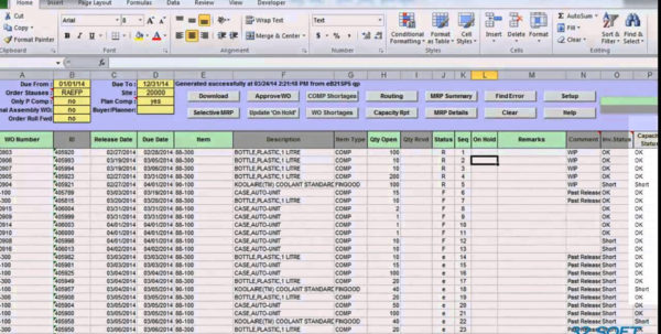 Work Order Tracking Spreadsheet Spreadsheet Downloa work order tracking ...