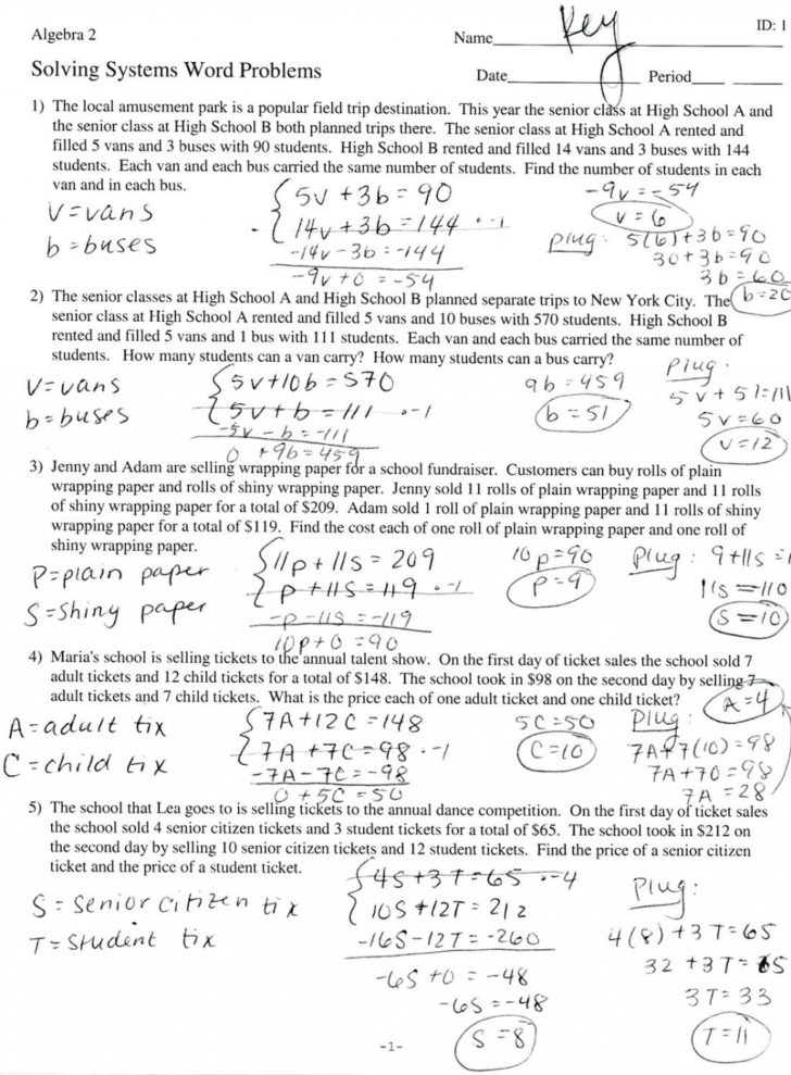 Functions Word Problems Worksheet Pdf Db excel