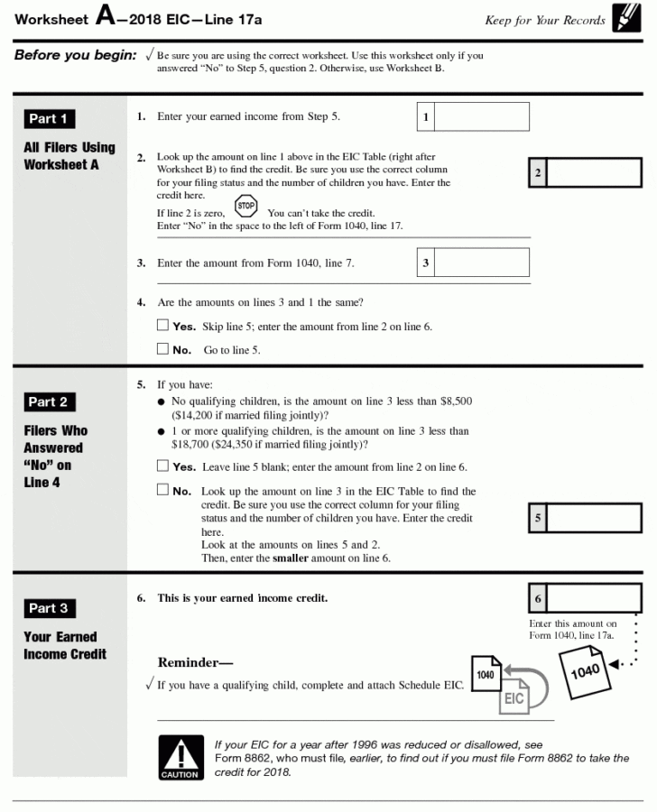 Tax Return Worksheet — db-excel.com
