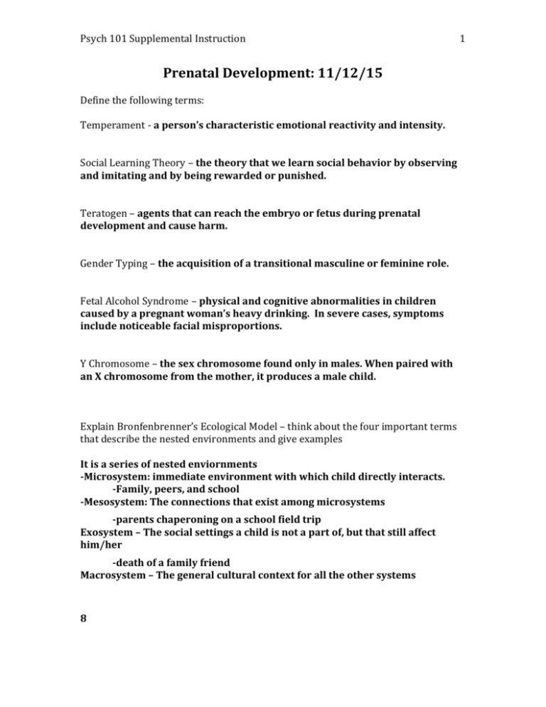 Fetal Development Worksheet — db-excel.com