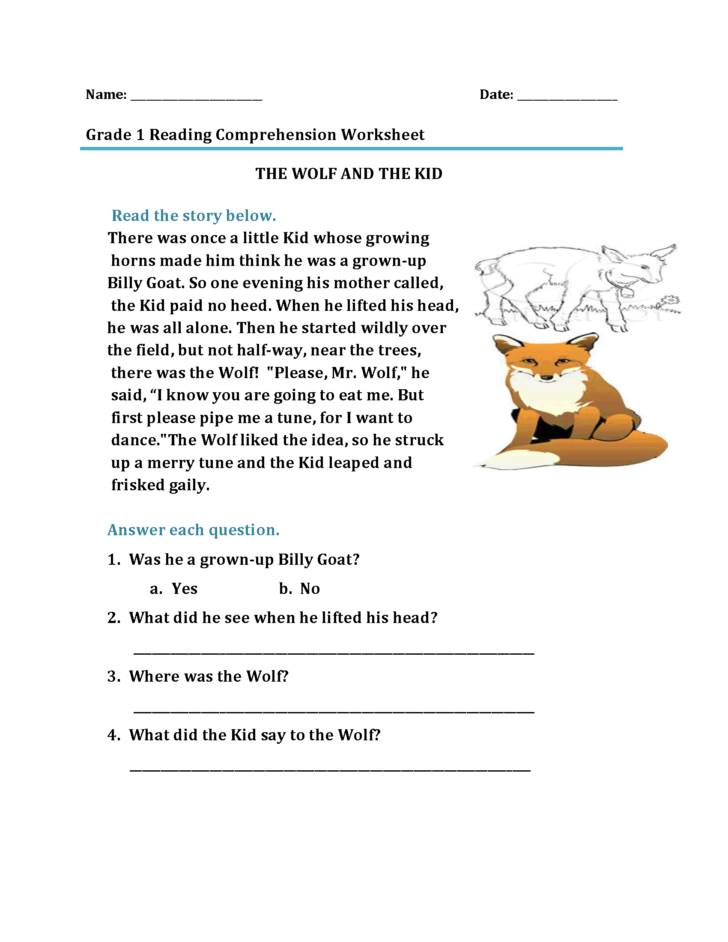 1St Grade Reading Worksheets Best Coloring Pages For Kids — db-excel.com