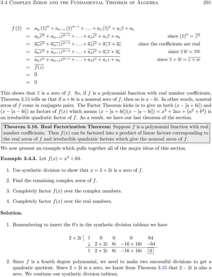 34 Complex Zeros And The Fundamental Theorem Of Algebra Pdf — db-excel.com