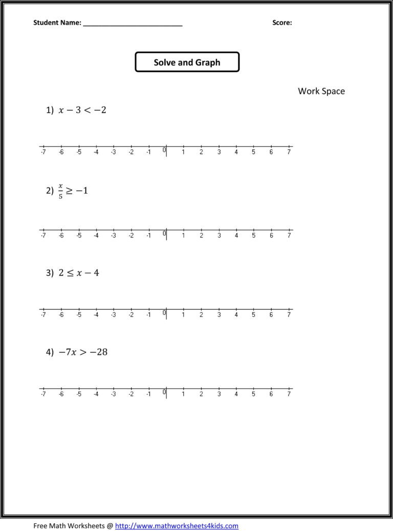 4Th Grade Math Expressions Worksheets Printable Worksheet — db-excel.com