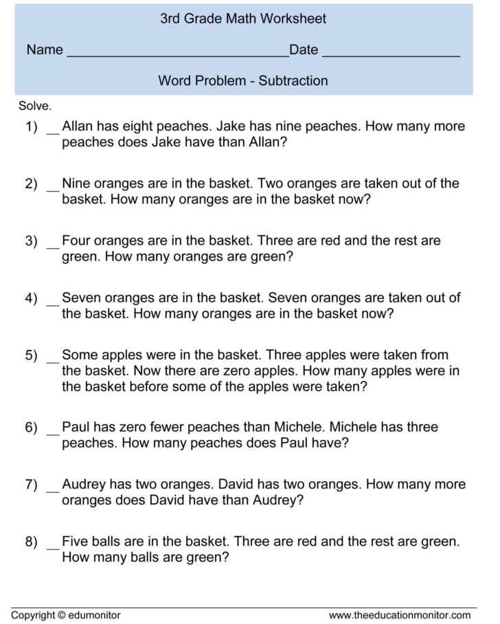 4Th Grade Math Money Word Problems Worksheets With 2Nd Coins — db-excel.com