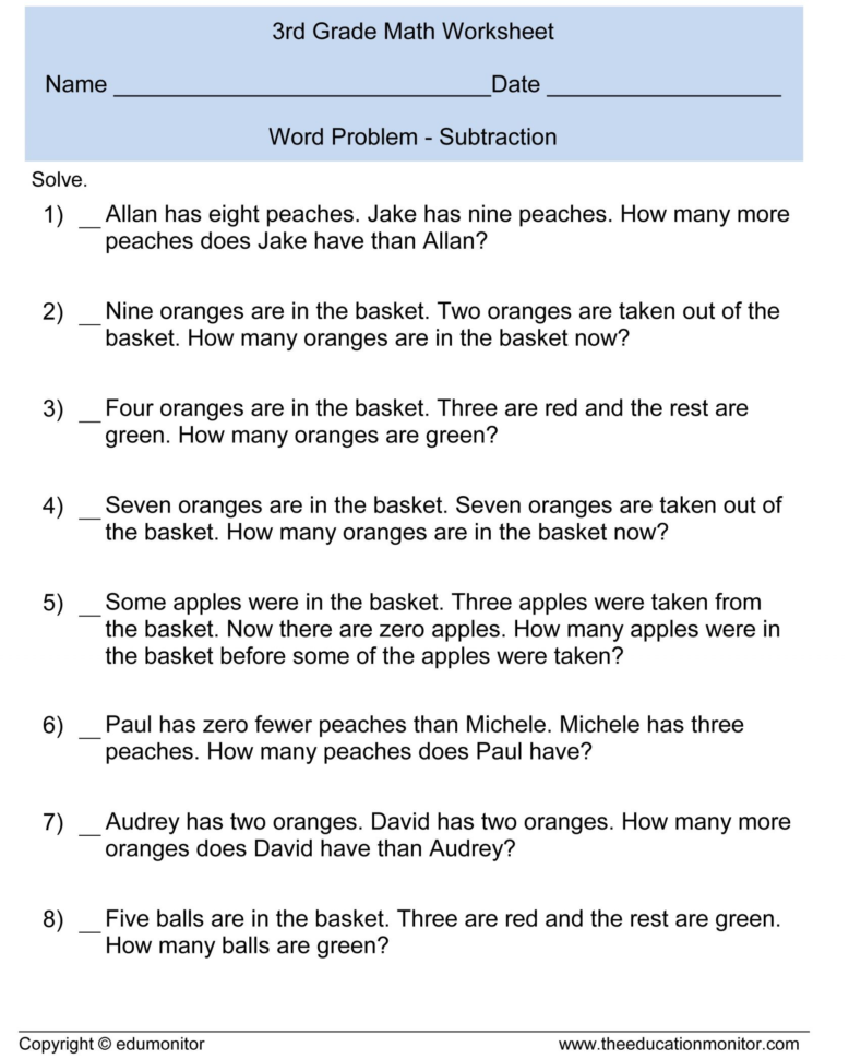 Math Worksheets For Grade 4 With Answers Db Excelcom Excel Math The 
