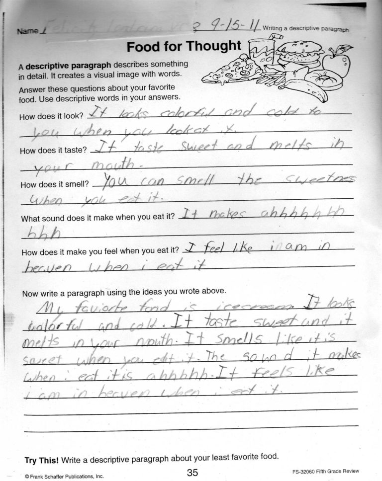 5Th Grade Essay Writing Worksheets Fifth How To Write A — db-excel.com