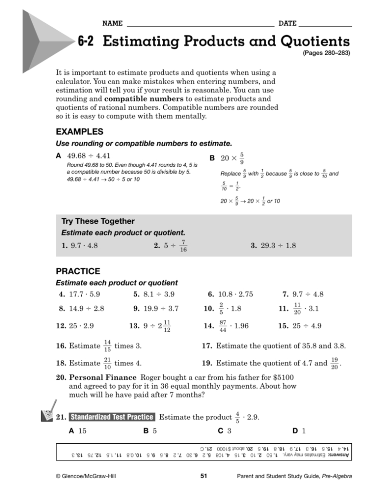 Product And Quotient Rule Worksheet With Answers — db-excel.com