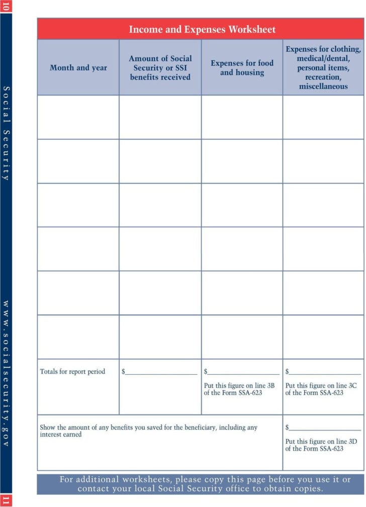 A Guide For Representative Payees Pdf — db-excel.com